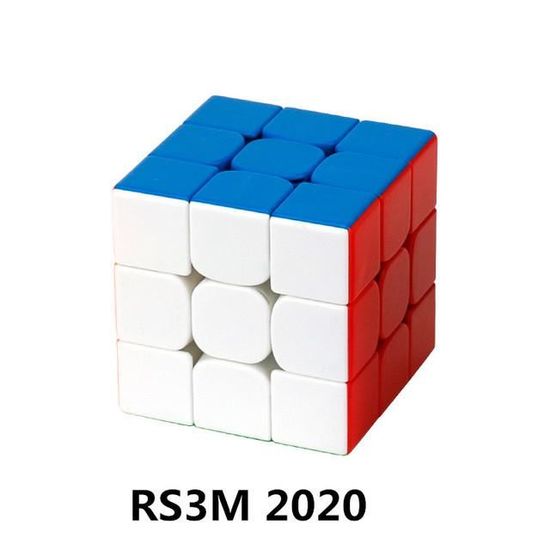 CASSE-TETE,RS3M 2020--Cube magique magnétique RS3M Maglev 2021 3x3x3, aimant sans autocollant ...