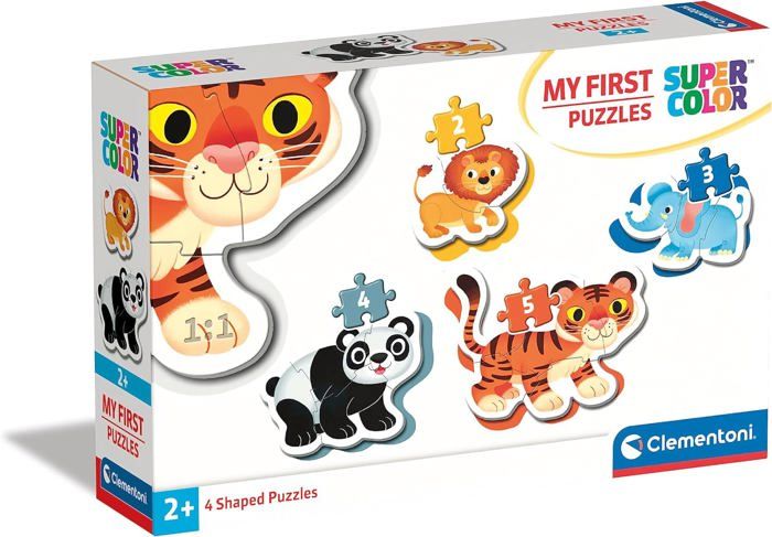My First Puzzles-Animaux sauvages-2-3-4-5 pièces 20810.[Z3104 ...