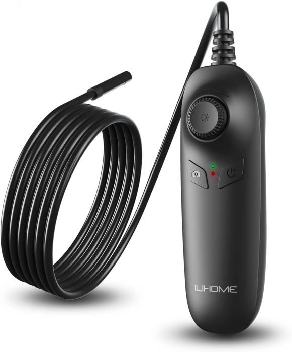 Endoscope Wifi Caméra D'Inspection Sans Fil 5M 16.5Ft 1200P Hd ...