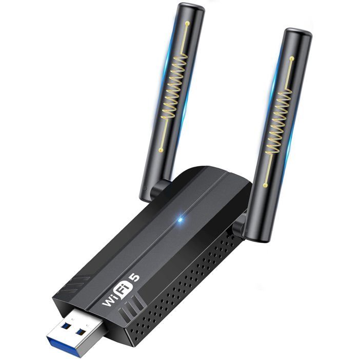 Cle WiFi USB, clé WiFi pour pc, Adaptateur Clef WiFi USB Internet ...