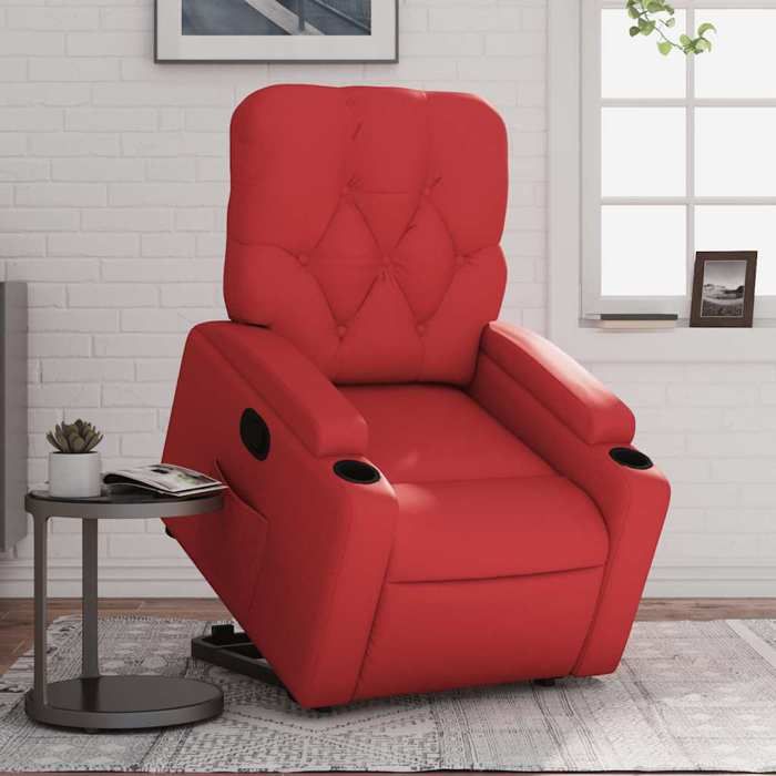 BONNIE®（Rouge）Fauteuil releveur - dossier inclinable/135 degrés - Rouge ...