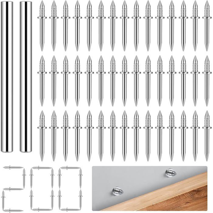 200 Clous Double Tête Sans Couture, Fixation Invisible Plinthe ...