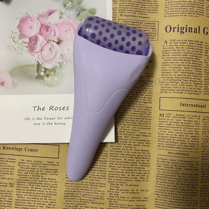 Violet Rouleau De Glace Pour Le Visage Outil De Lifting De La Peau