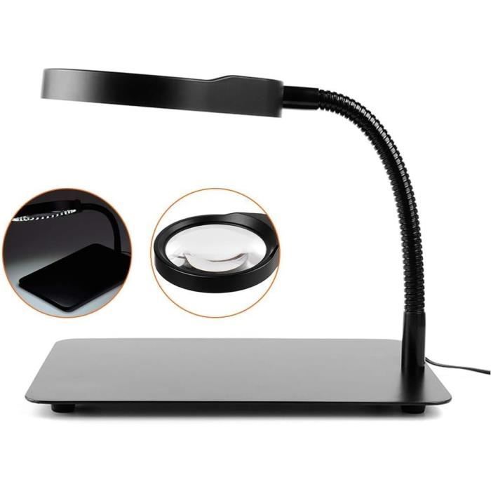 Lampe Loupe De Bureau Avec 36 Lumières Led À Lumière Du Jour À ...