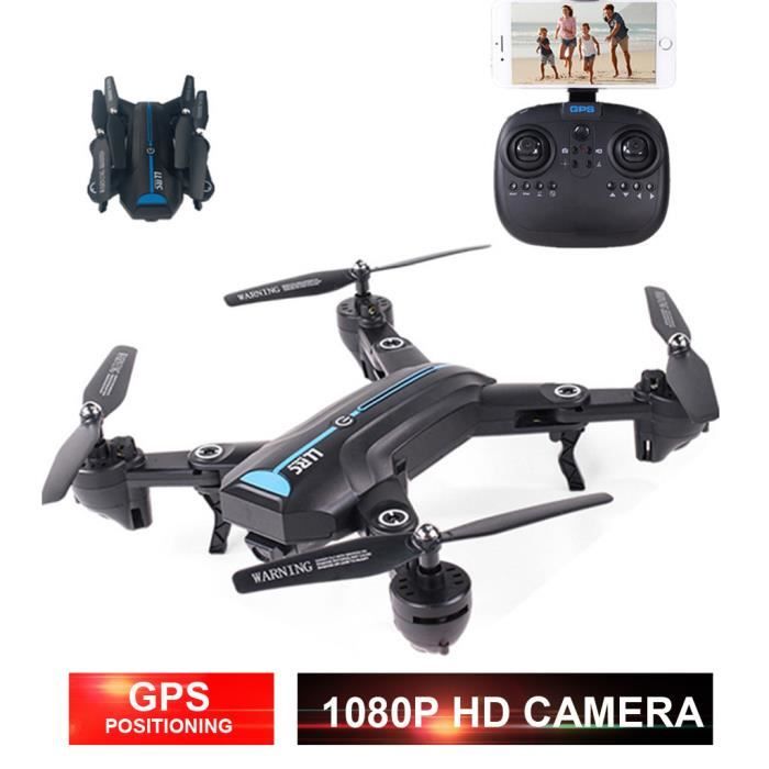 LLRC 2.4GHz GPS grand angle 1080P HD caméra wifi Fpv pliable RC ...
