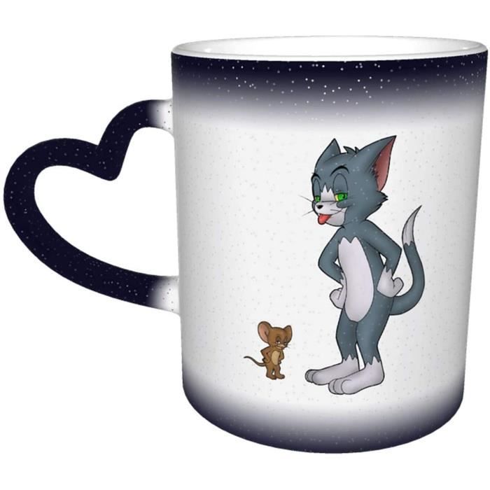 Tasse à café - Tom Jerry - Grimace Design - Tasses à changement de ...