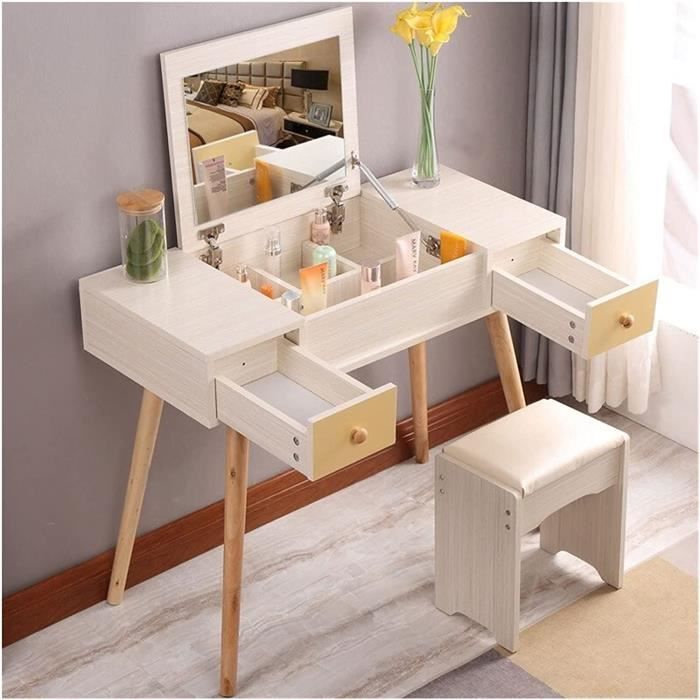 Coiffeuse Coiffeuse Petit Appartement Coiffeuse Mini Chambre simple ...