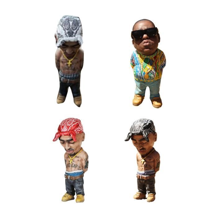 Statue deco,Statue de bureau en résine 2Pac Tupac,poupée de décoration ...