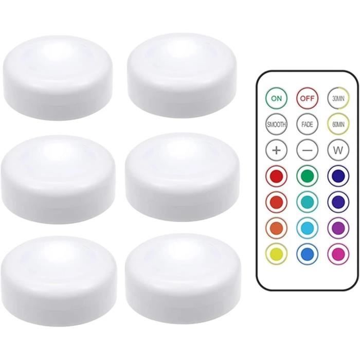 Palet Lumineux Led Sans Fil Avec Télécommande Et Minuterie, 3 Piles Aaa ...