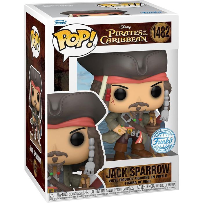 Figurine POP - Funko - Jack Sparrow - Pirates des Caraïbes - Mixte ...
