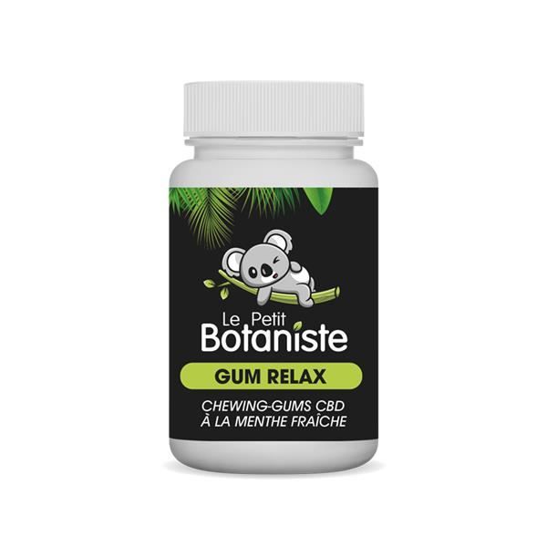 30 Chewing gum CBD Relax - Le Petit Botaniste - 250 mg (8,33mg-gomme ...