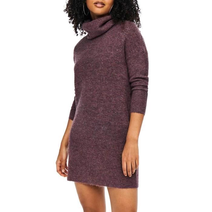 Robe Only Jana Knitted pour Femme Violet - Cdiscount Prêt-à-Porter
