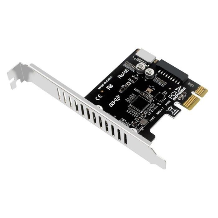 Cy 20 Broches 5 Gbit-S Usb 3.1 Type-E Panneau Avant Et Usb 2.0 Vers Pci ...