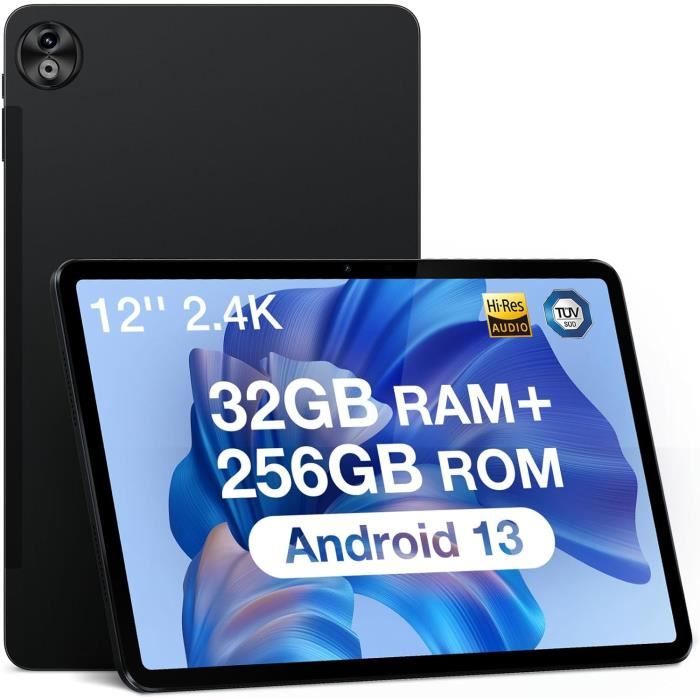 T20 Ultra Tablette Android 13, 12 Pouces, 32Gb + 256Gb (Tf 2Tb) Helio ...