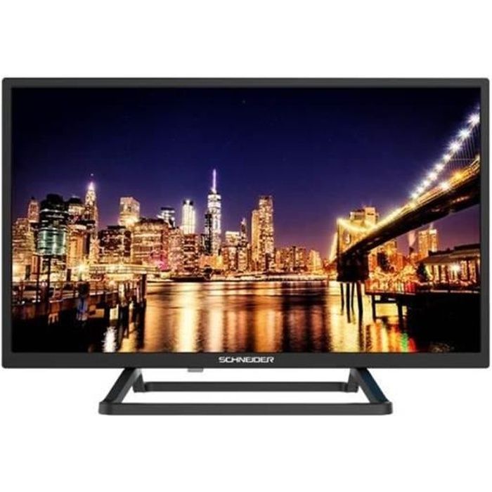 SCHNEIDER TV LED 24" 60cm Téléviseur HD 12V noir Noir - Cdiscount TV ...