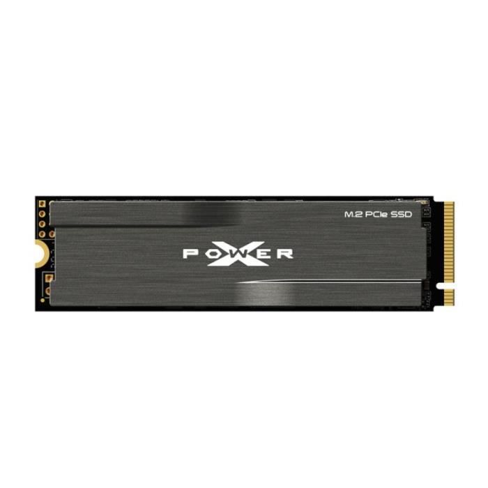 SILICON POWER Dysk SSD XD80 M.2 2280 512 Go PCI-Express 3400Mo/s 2300MS/s - SP512GBP34XD8005 ...