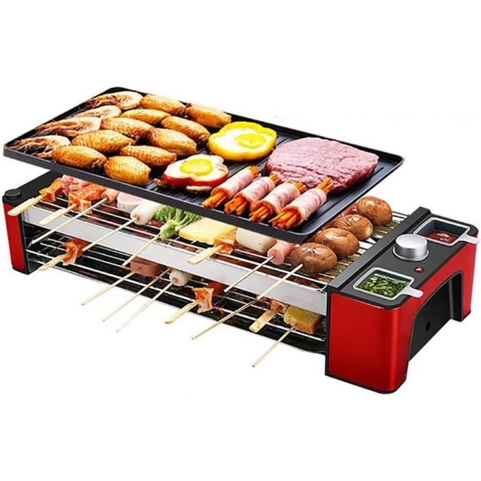 YGB BBQ Gril Barbecue portatif électrique intérieur pour Barbecue ...