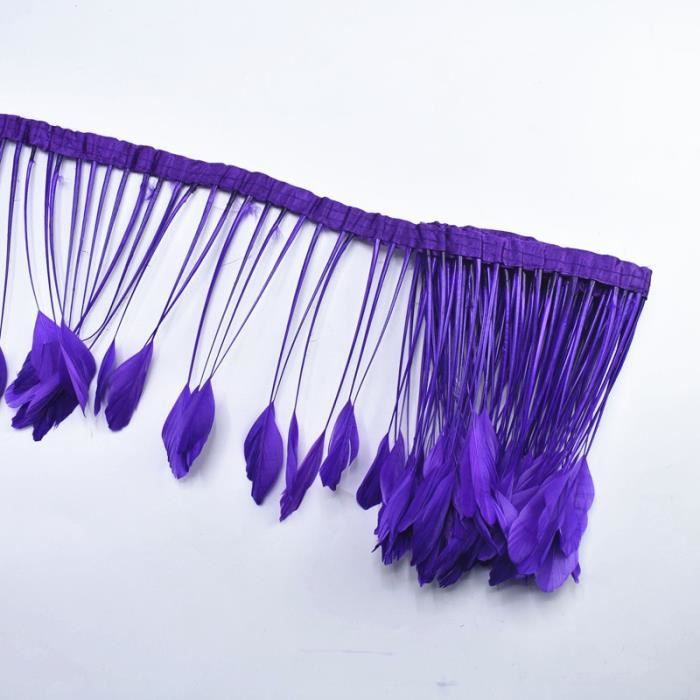 PLUME DE DECORATION,Purple--Coque en plumes'oie teintées et dénudées de ...