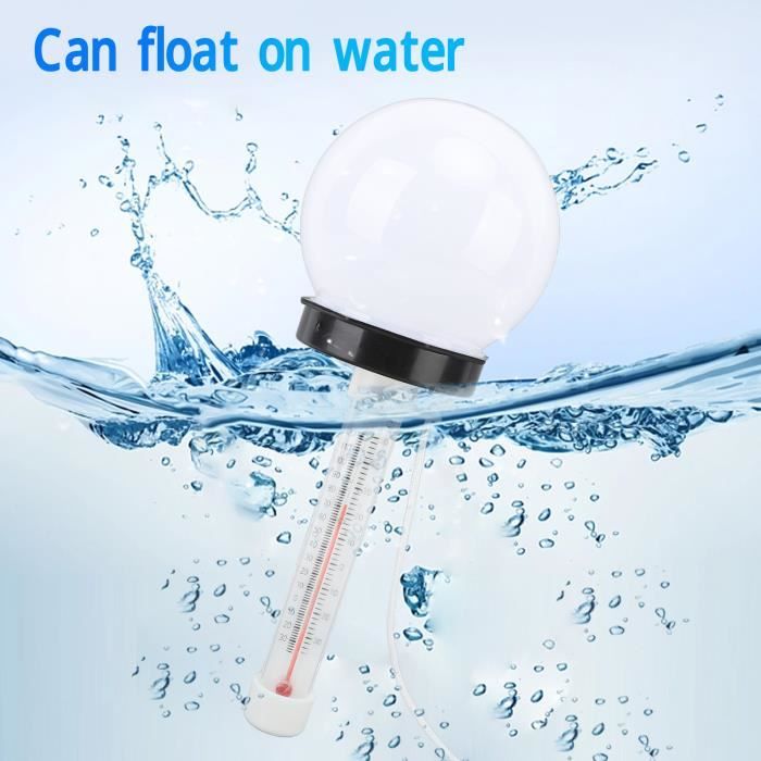 Lumière de piscine flottante thermoscope Thermoscope lumière flottante ...
