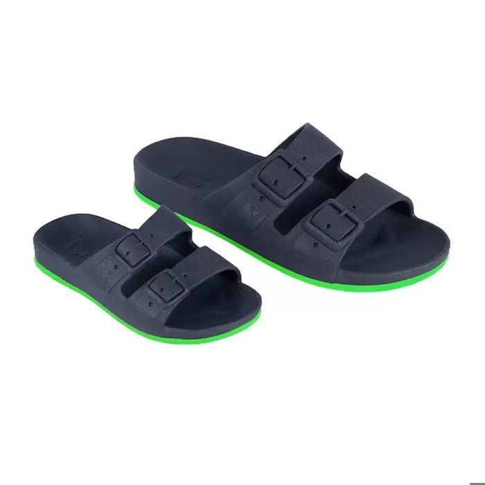 Sandales fille Cacatoès Brasilia navy green fluo - Cdiscount Chaussures