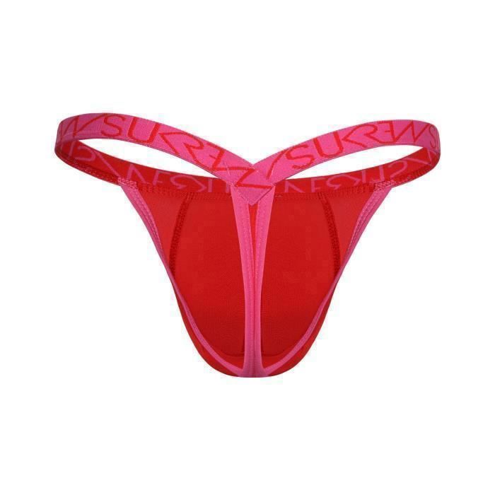 Sukrew - Sous-vêtement Hommes - Strings Homme - Bubble Thong Red ...