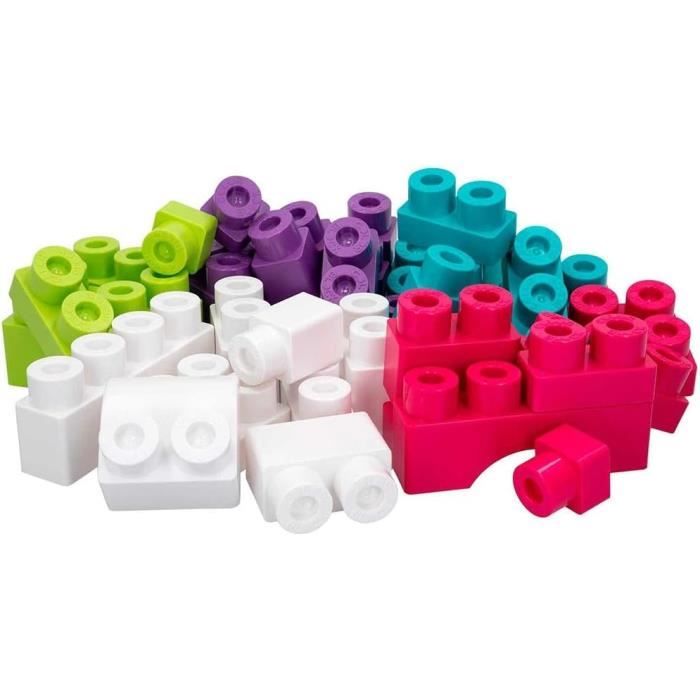 49286 50, Briques Colorées Maxi, Cubes Empilables, Jouets Bébé 1 An ...