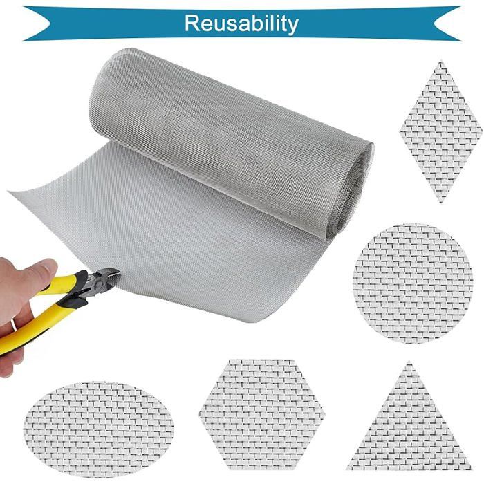 Grillage anti-rongeur fin rigide 20 mailles 3m CLOTURE - Cdiscount Jardin