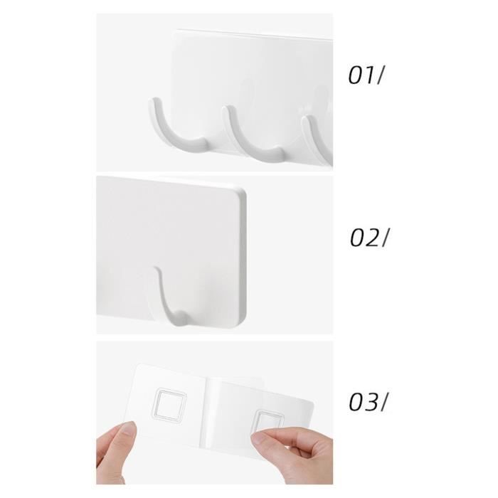 Omabeta Crochets muraux de cuisine Crochet mural adhésif robuste ...