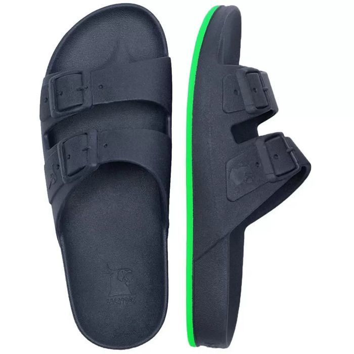 Sandales fille Cacatoès Brasilia navy green fluo - Cdiscount Chaussures
