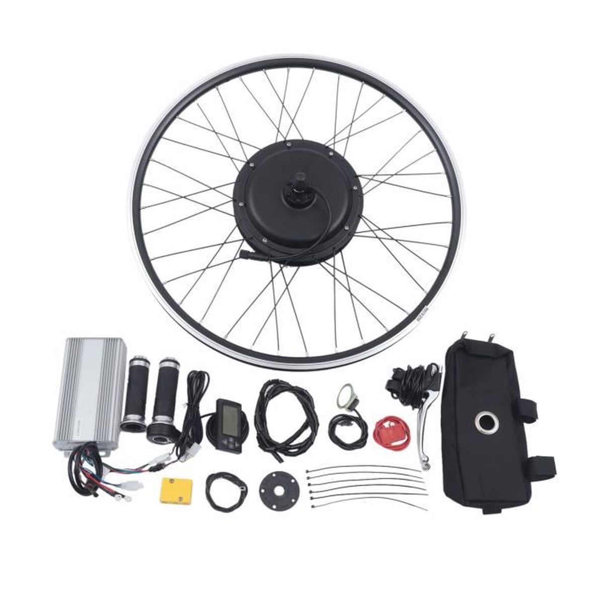 E - mini Bicycle rear Wheel electric bicycle rear Wheel set 48v LCD ...