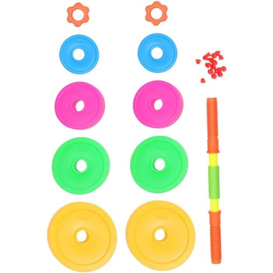 Jeu de Haltères Musculation pour Garçon Fille Équipement Exercice ...