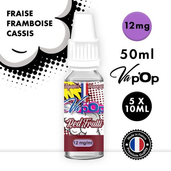 Eliquide Cigarette Électronique - FRUITS ROUGES Red Frutti Vap'Op ...