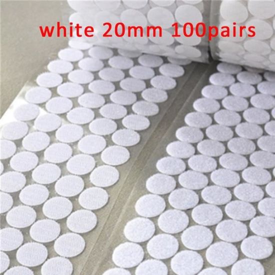 Colles - Adhésifs,100 paires 10-15-20mm points auto adhésif attache ...