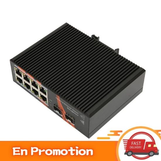 Dioche Switch Ethernet Gigabit 8 ports Commutateur Ethernet Gigabit à 8 Ports, Large Plage de ...