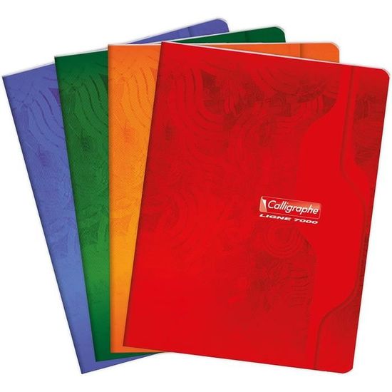 7103C Un Cahier Agrafé (une Marque de Clairefontaine) - 17x22 cm - 96 Pages Grands Carreaux ...