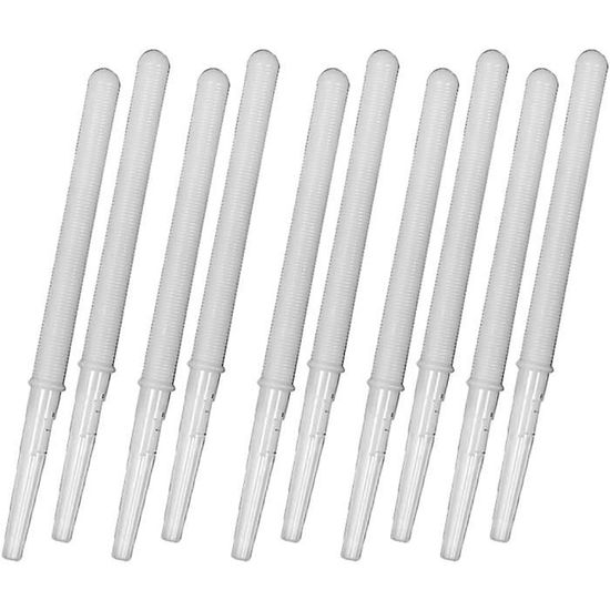 10 Pièces Barbe À Papa Cône Bouton Batterie Décorations De Fête Bâton ...