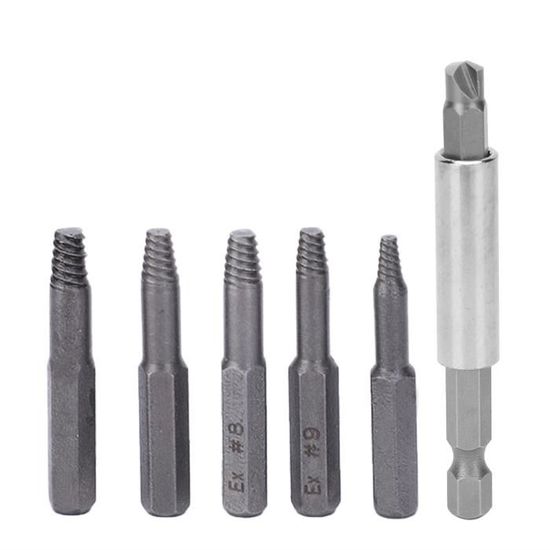 Zerone Extracteur de vis 22pcs Ensemble d'Extracteurs de Vis Kit d'Outils de Retrait de Vis ...