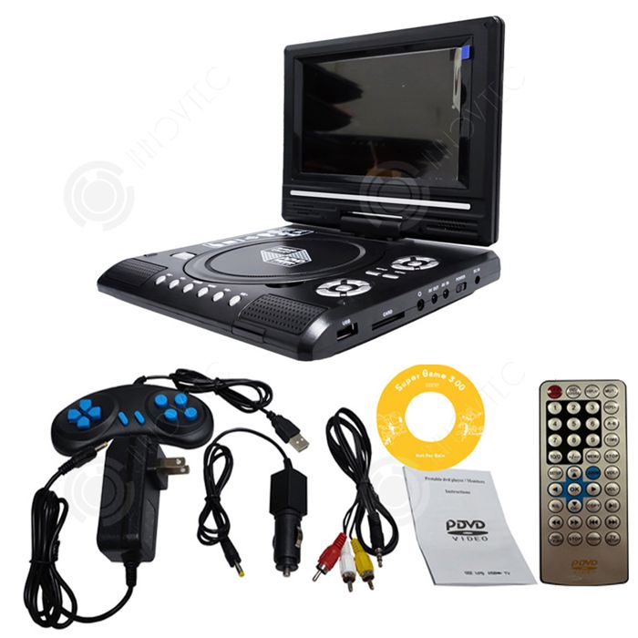 INN Lecteur DVD Portable Rechargeable avec 7 Pouces écran HD pour ...