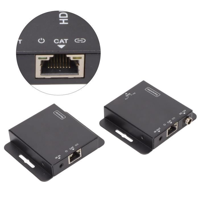 Akozon Répartiteur d'interface multimédia HD HDC-ED970C Extendeur d ...