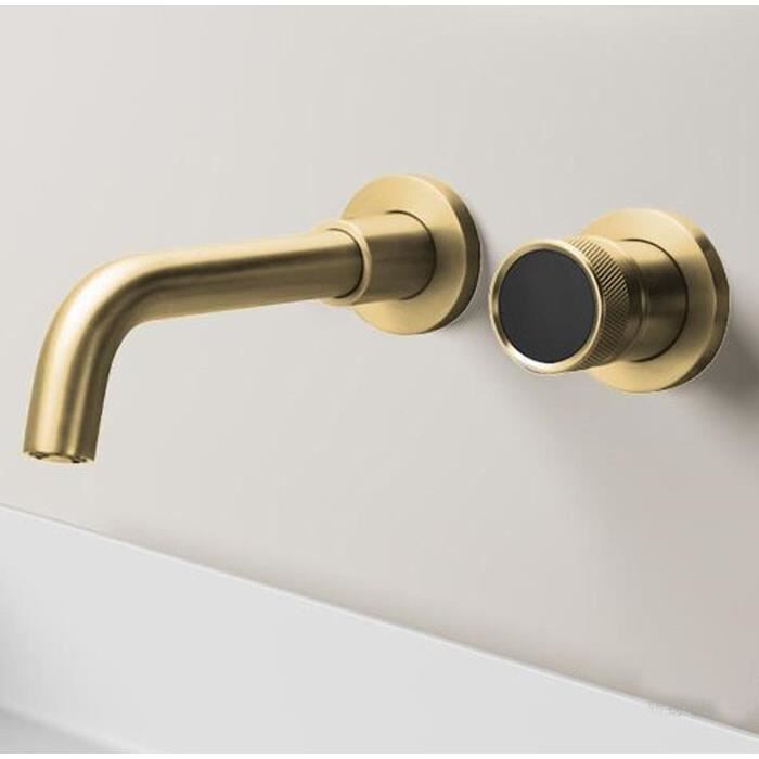 Plan de salle de bain en laiton gris bronze à canon,affichage numérique intelligent GNE,poignée ...