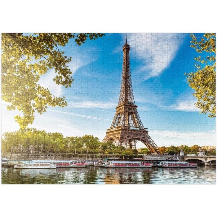 Tour Eiffel, Paris. France - Premium 1000 Pièces Puzzle - Collection Spéciale Mypuzzle De Puzzle ...