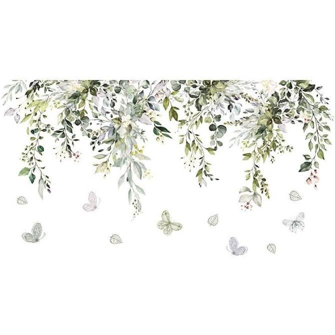 Sticker Mural Vert Pour Chambre À Coucher, Salon, Canapé, Décoration ...