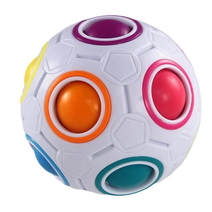 Arc-en-Magic Ball Cube Fidget Toy Puzzle Rainbow Magic ball I9NIO ...