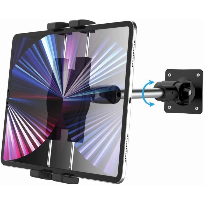 Support Tablette Mural Orientable, Fixation Mural iPad Base de Perceuse ...