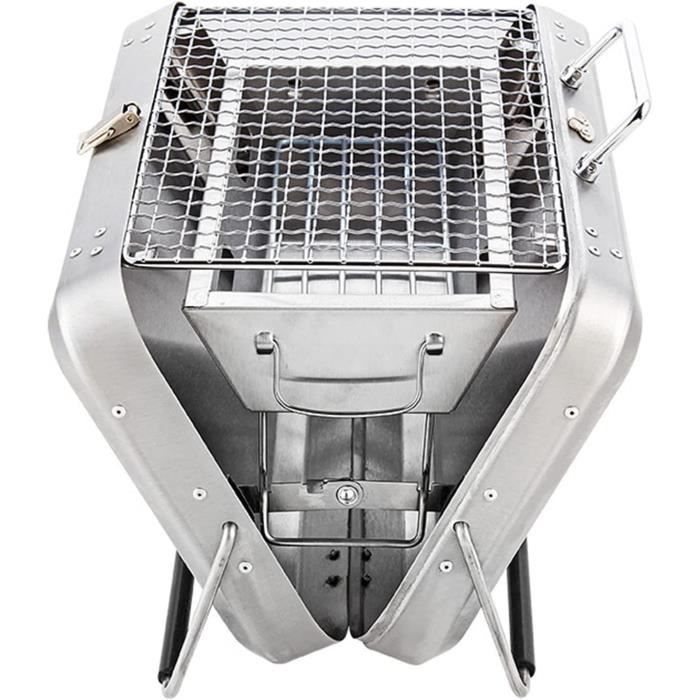 Barbecue à Charbon Portable, Barbecue Pliable de 22,9 cm, Barbecue à ...