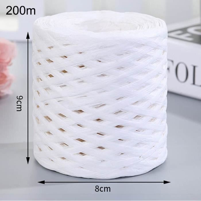 Pelotes de laine,Papier écologique tricoté à la main, 200M, bricolage ...