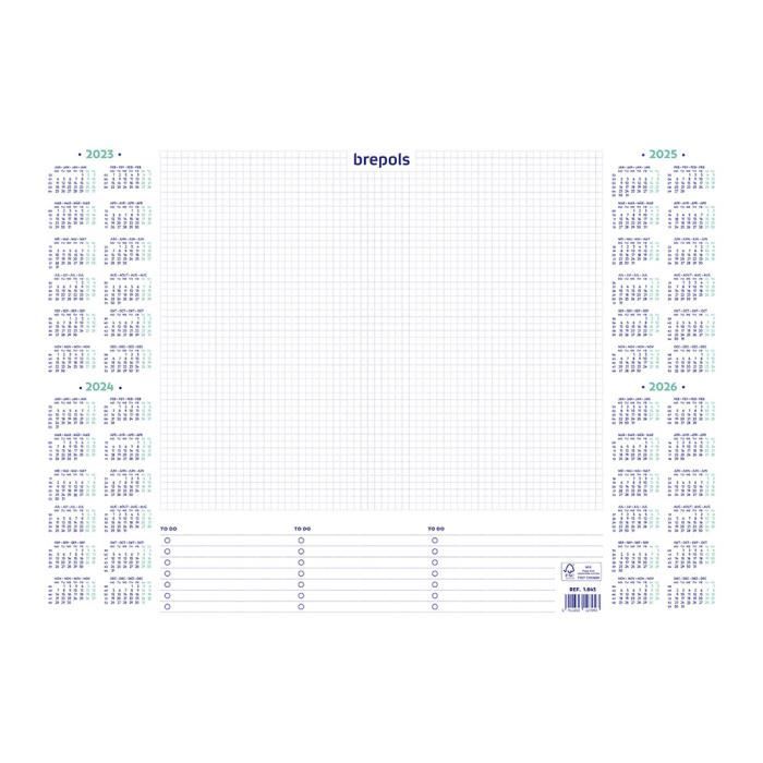 Bloc sous-main calendrier BREPOLS 50x35cm - Cdiscount Beaux-Arts et ...