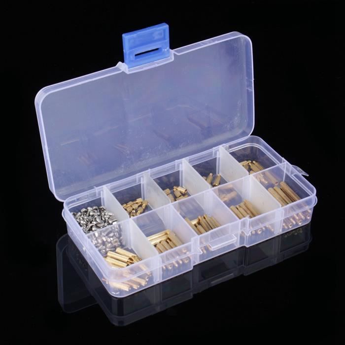 Cikonielf attache PCB 270 pièces mâle femelle M2 entretoise en laiton ...