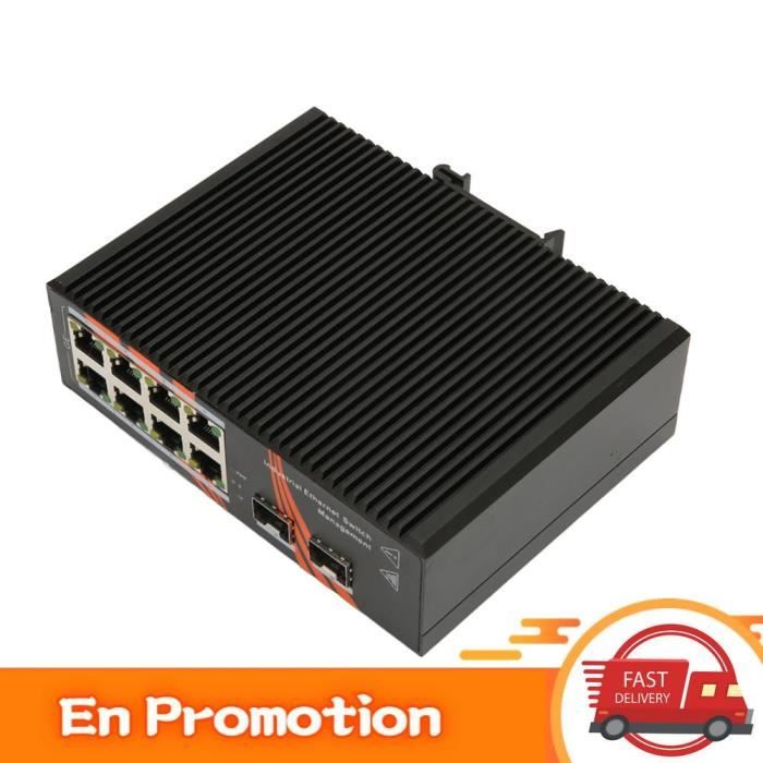 Dioche Switch Ethernet Gigabit 8 ports Commutateur Ethernet Gigabit à 8 Ports, Large Plage de ...