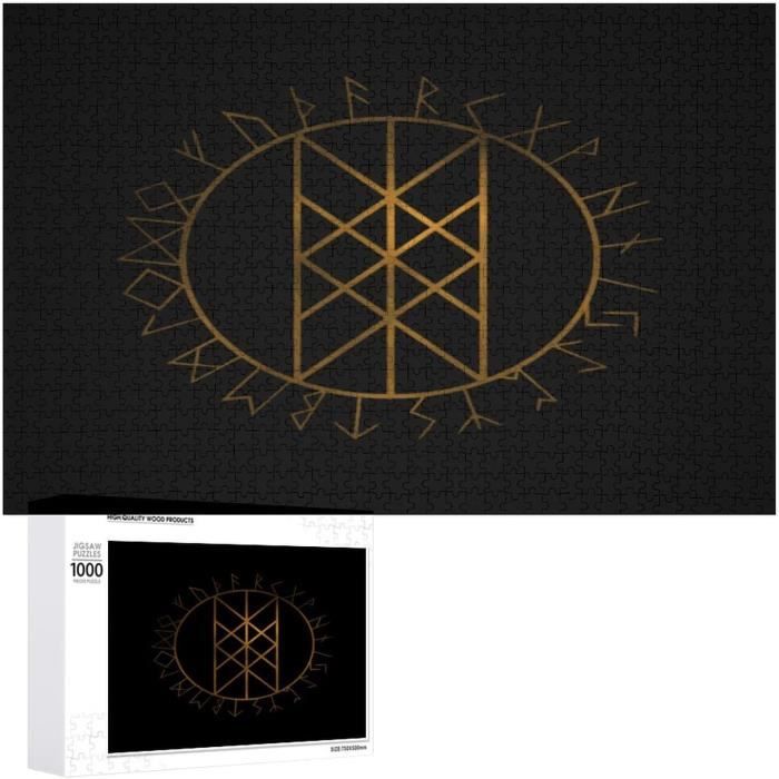 Puzzle Pour Enfants 1000Pcs, Mythe Viking PuzzlePuzzles En Bois Kit ...